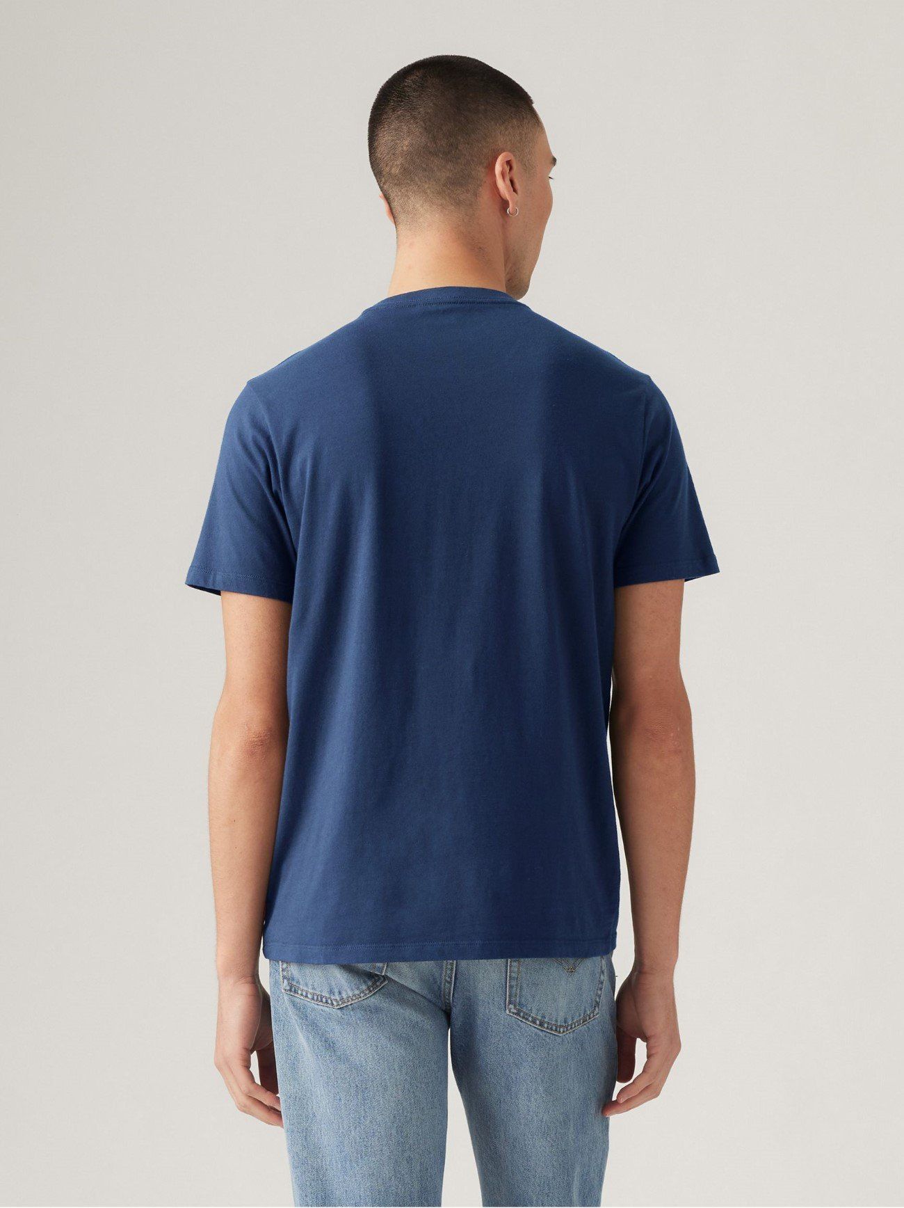 Levi's Mens Srt 17 Navy Blazer Graphic Print Crew Neck T-Shirt ...