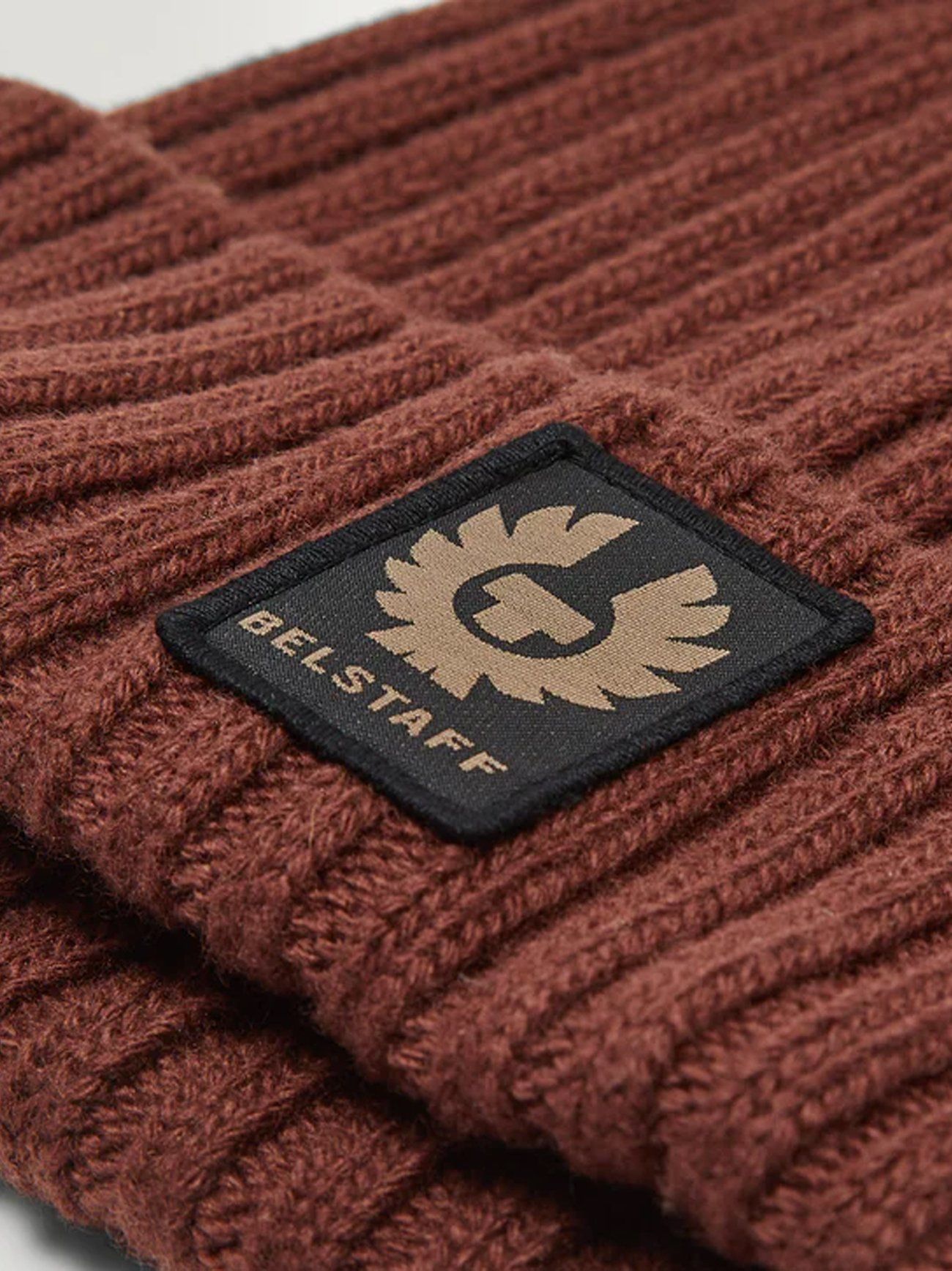 Belstaff Mens Deep Copper Watch Beanie | Designerwear
