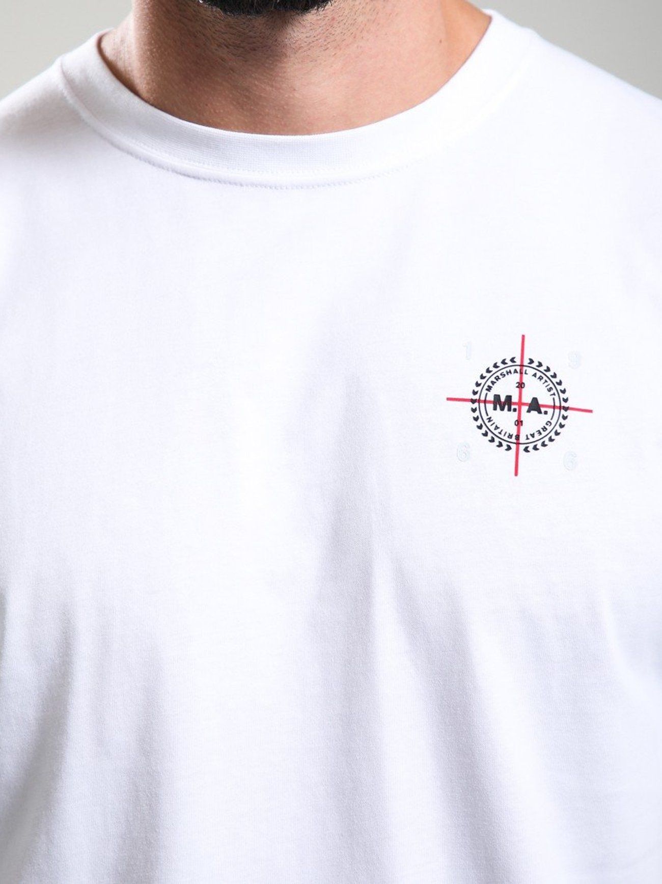 Marshall Artist Mens White Zero Twenty Six T-Shirt | Designerwear