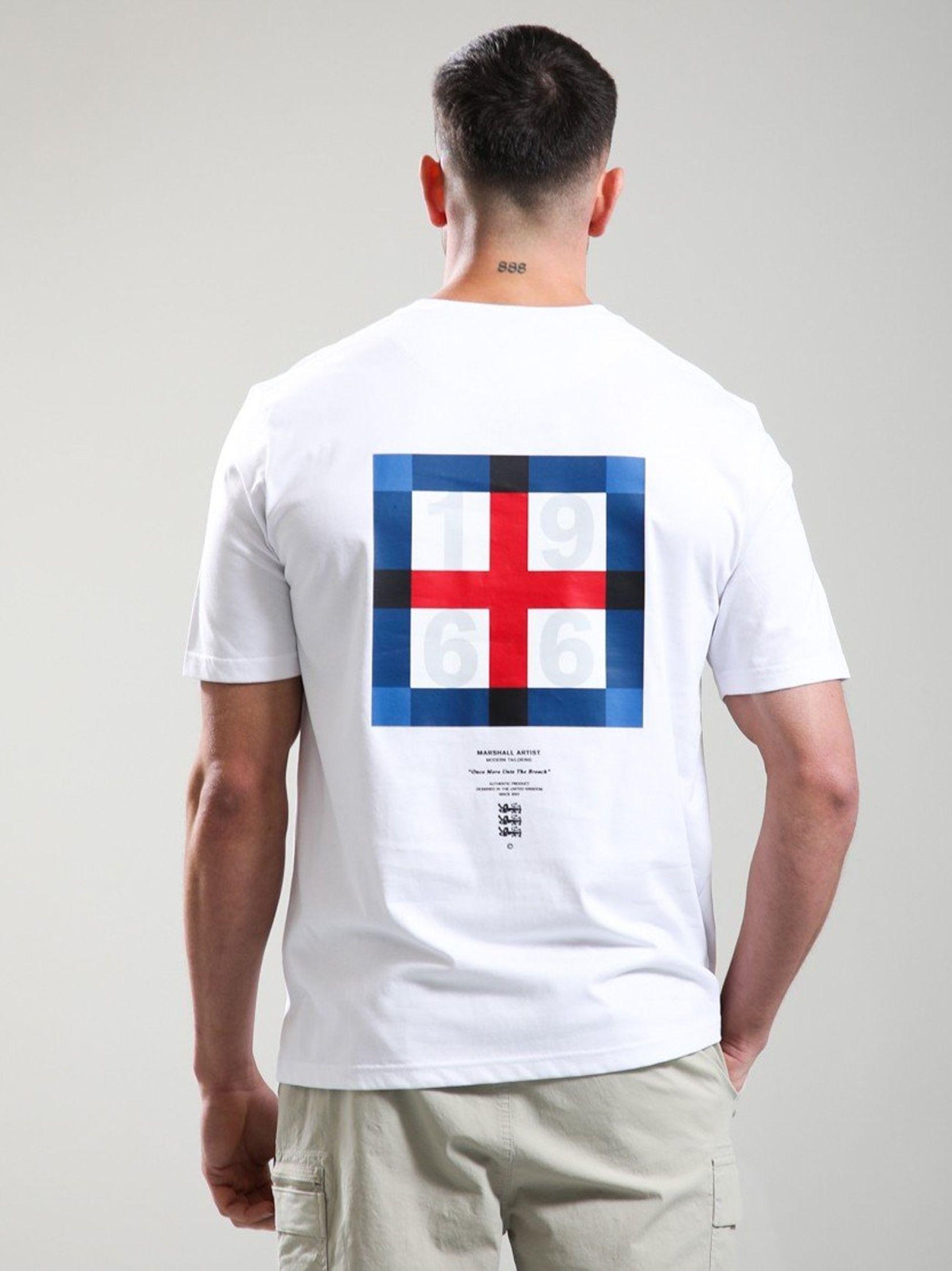 Marshall Artist Mens White Zero Twenty Six T-Shirt | Designerwear